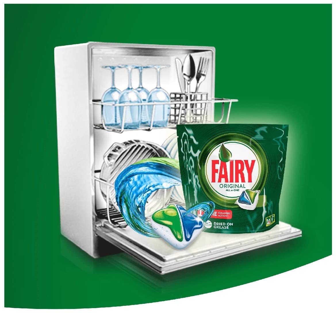 Fairy Original All in One Spülmaschinentabs, (1x31) – Siba Store